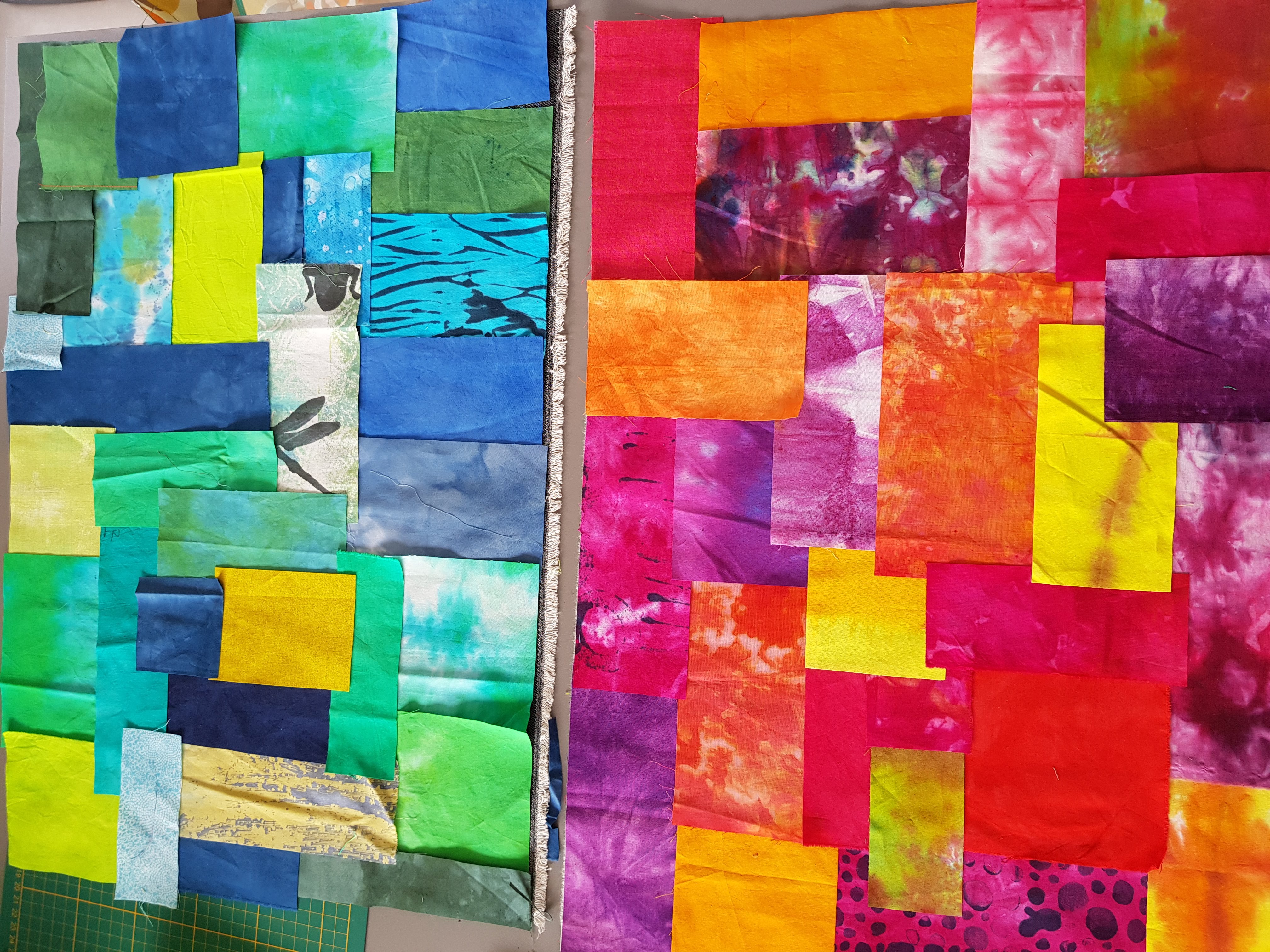 Een vrolijk quiltje – Janny's Hobbylog